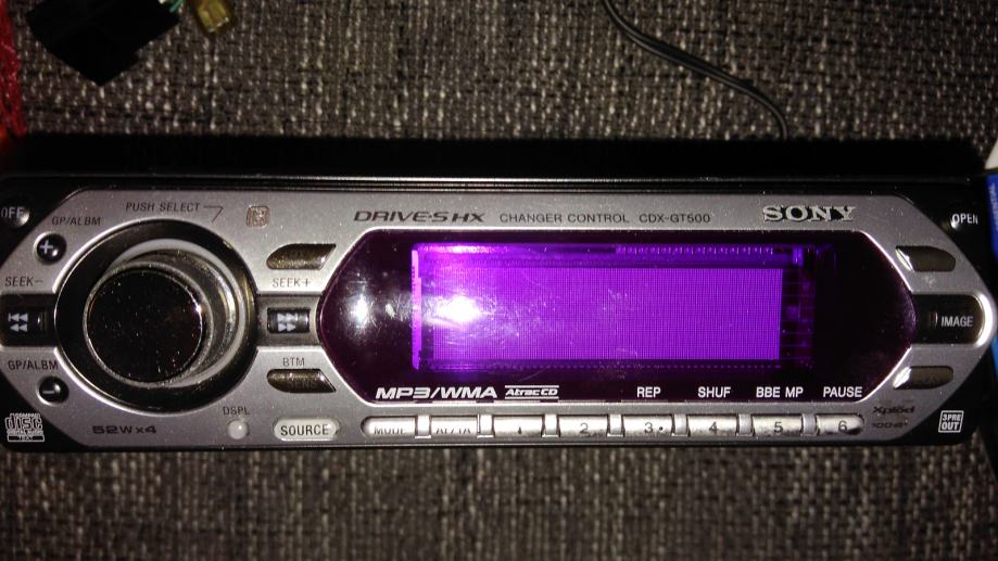 Autoradio Sony CDX-GT500