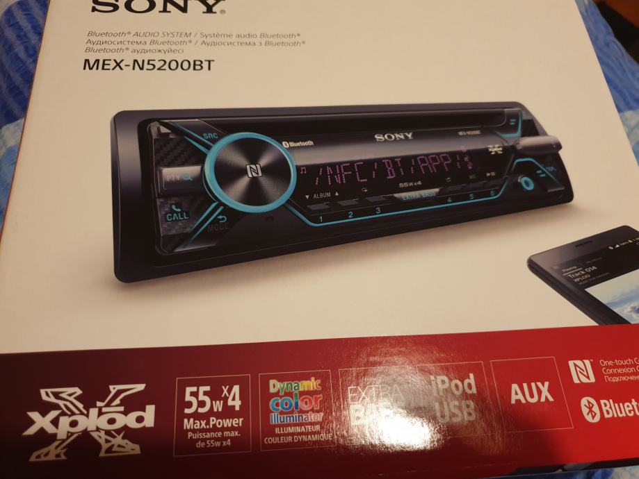 Autoradio Sony MEX-5200BT