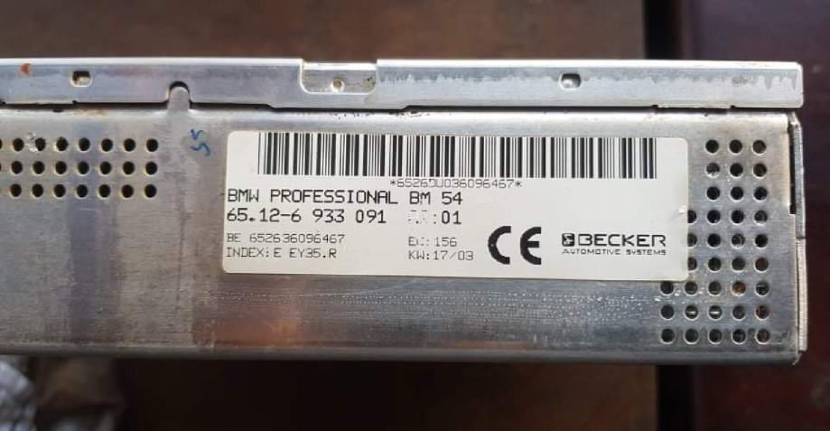 BMW X5 e53 modul radia BECKER BM54