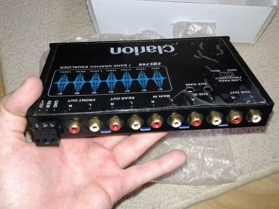 Clarion EQS746 Crossover i Equalizer