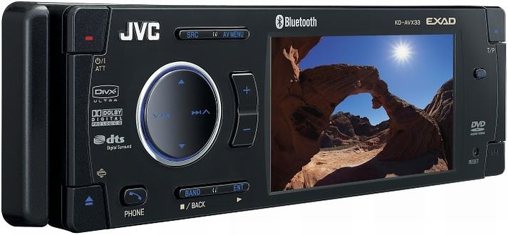 JVC KD-AVX33 auto radio CD/DVD/USB, MP3, DivX