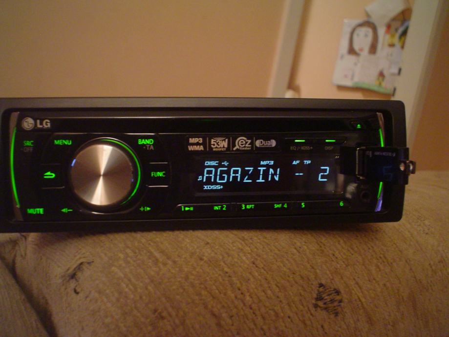 LG autoradio cd,aux,wma,mp3,USB 4x53w dual color NEW MODEL