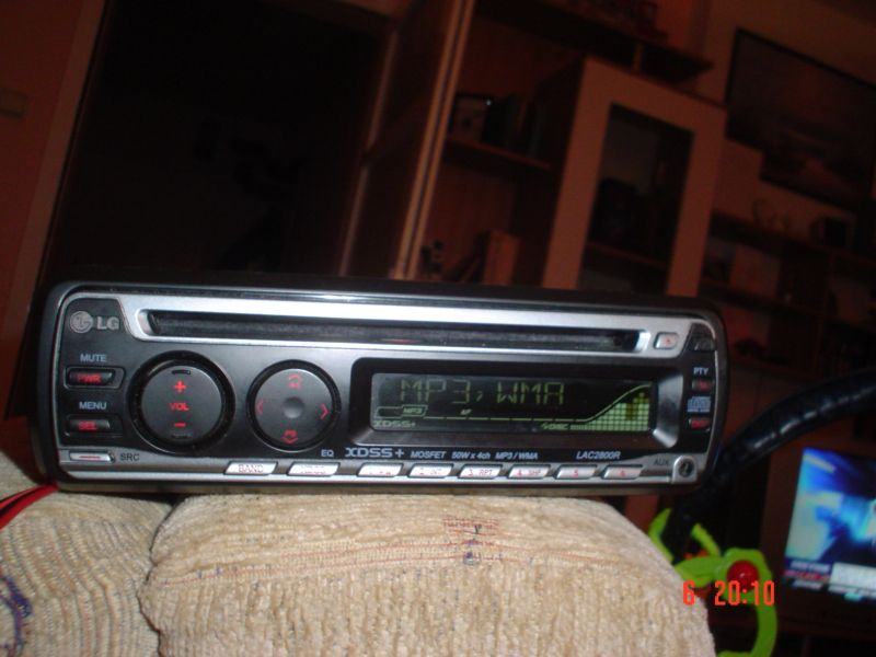 LG autoradio cd MP3,WMA XDSS+Mosfet50w x4ch aux in