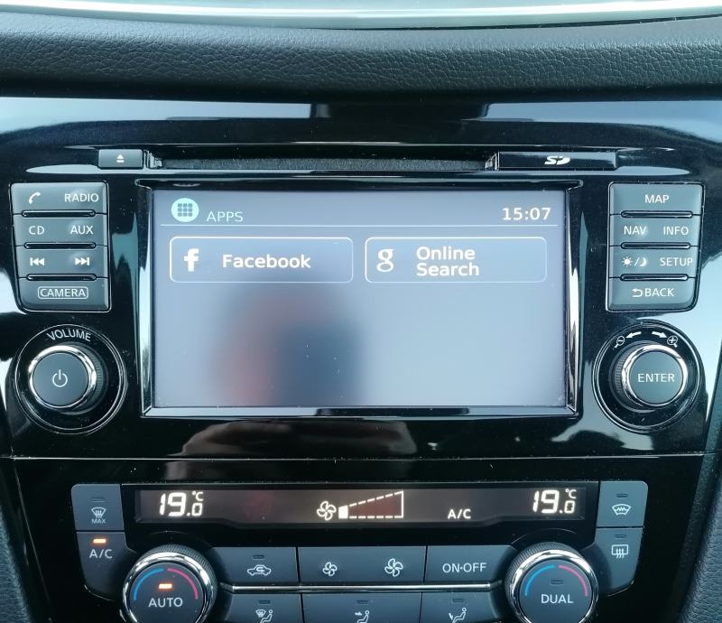 NISSAN QASHQAI J11 2018 NAVIGACIJA DISPLAY 7 INFOTAINMENT
