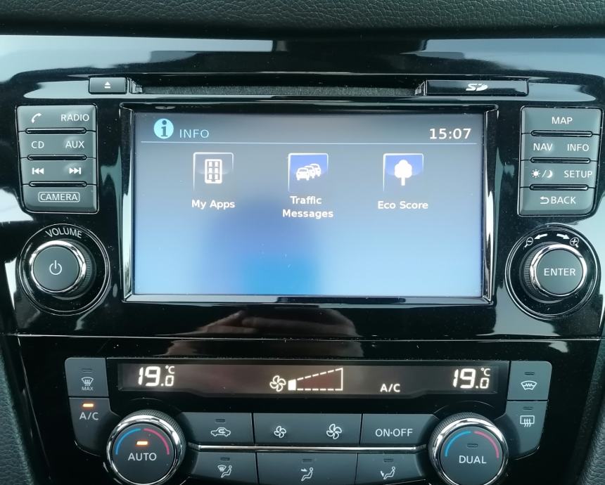 NISSAN QASHQAI J11 2018 NAVIGACIJA DISPLAY 7 INFOTAINMENT