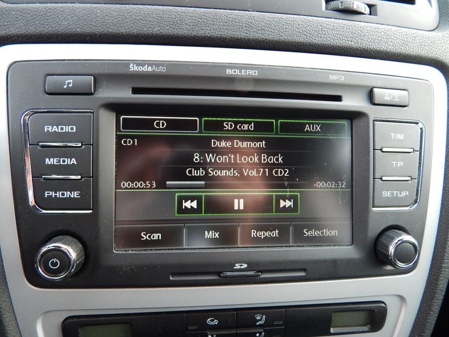 Original škoda autoradio