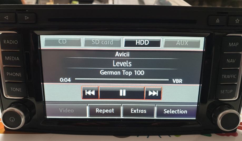 Radio navigacija original VW Tuareg / Multivan T5 T6 RNS 510