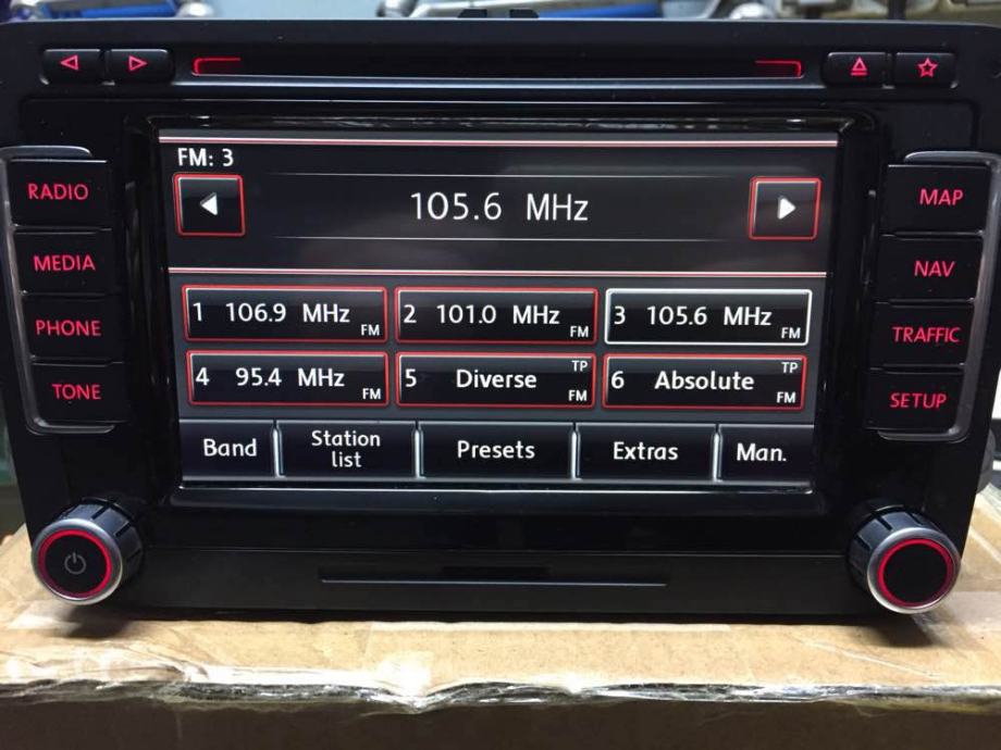 RNS 510 LED original VW navigacija