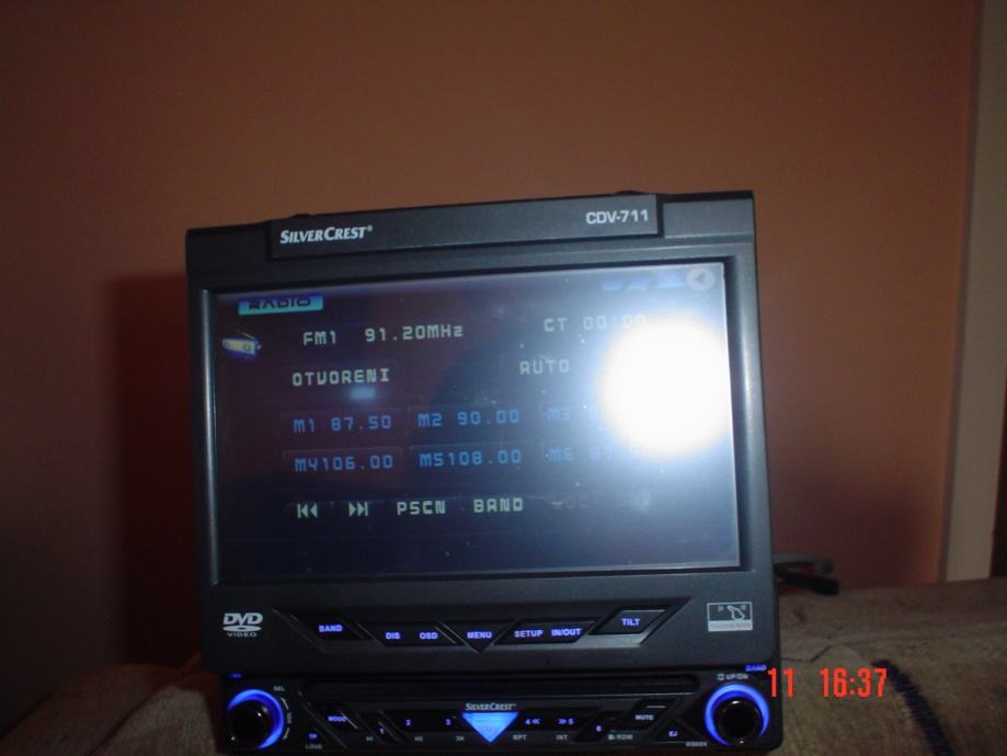SilverCrest autoradio cd,mp3,sd cart,DVD ekran 7 multimedija,navigaci