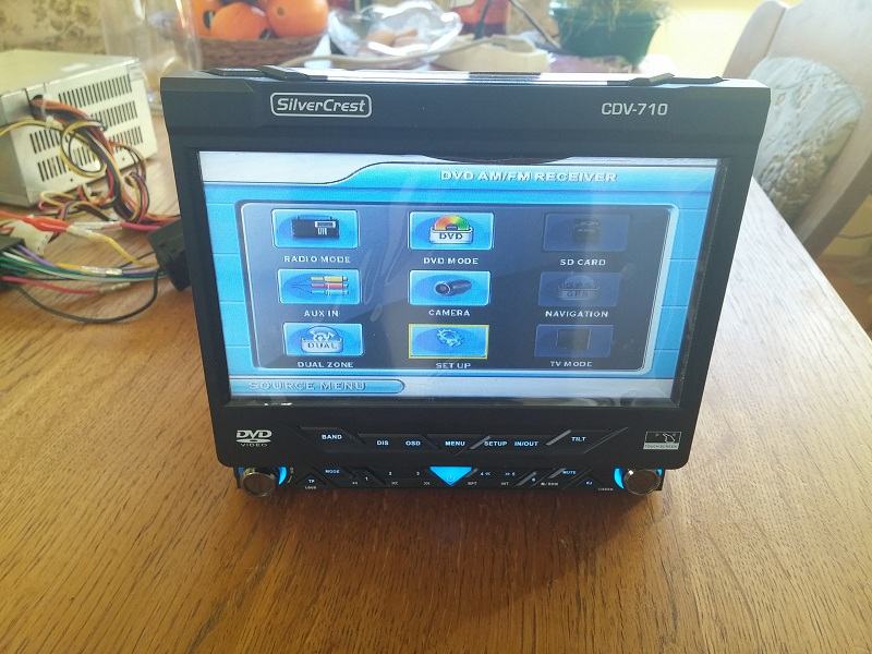 Silvercrest cdv 710 auto dvd player