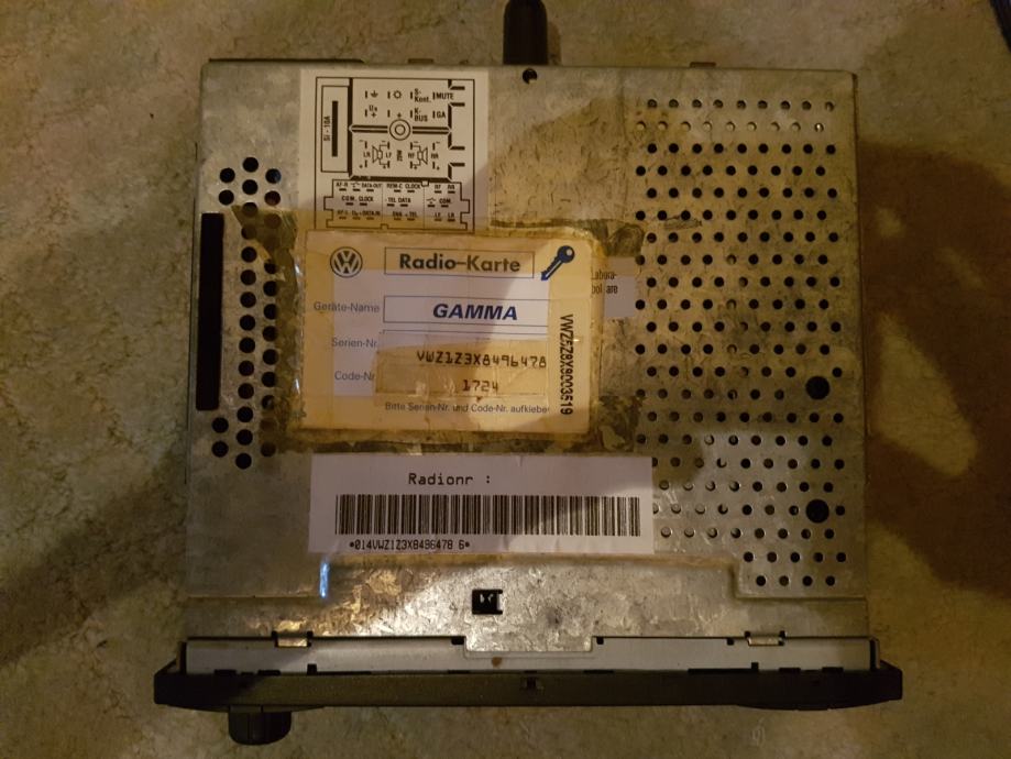 VW Golf 4 radio Gama, ORIGINAL