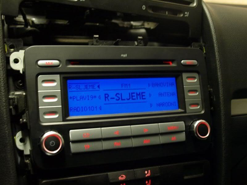 VW original radio Blaupunkt RCD 300