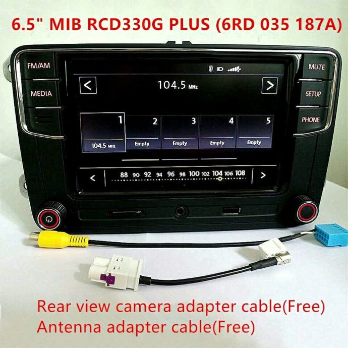 VW RCD 510 nova generacija Bluetooth USB multimedija