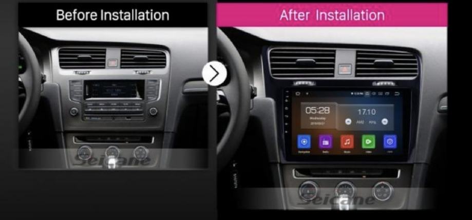 2 din android, navigacija i multimedija za vw golf 7