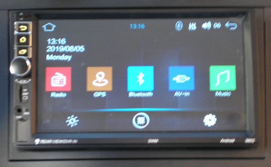 2DIN Android GPS Navigacija WiFi