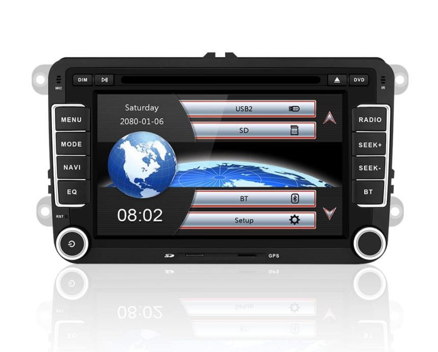Auto Radio Volkswagen RNS 510 Golf Passat iPOLO td NOVO