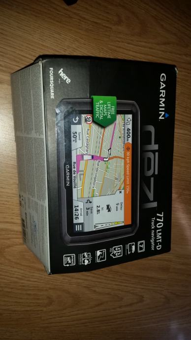 GARMIN dezl 770 LMT Europe, Lifte time update, Bluetooth, 7 kamionski