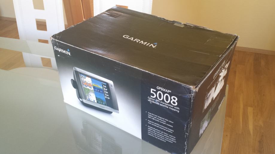GARMIN GPSMAP 5008 NOVO navigacija + KARTICA,ext.antena