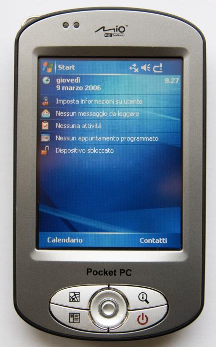 Navigacija MIO P350 Adria route PDA Pocket PC windows mobile 6.1