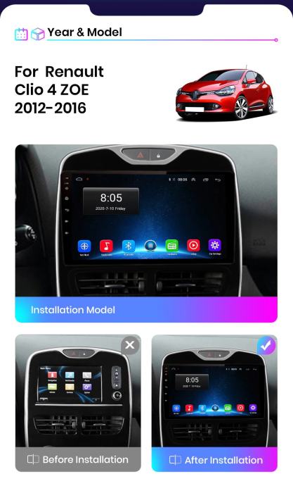 Renault Clio IV MultiMedia Android Ugradnja