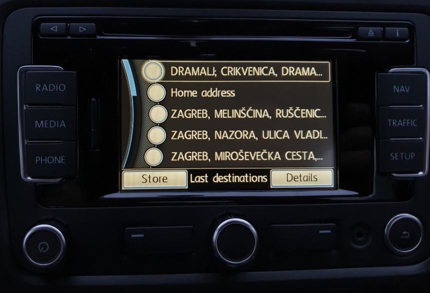 Rns 310 radio navigacija original VW