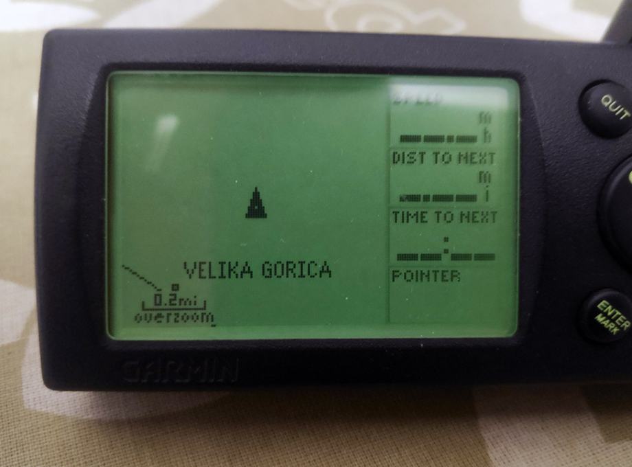 Ručna retro navigacija Garmin GPS III PLUS
