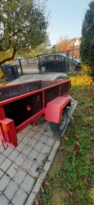 Auto prikolica do 750 kg, samogradnja, registrirana