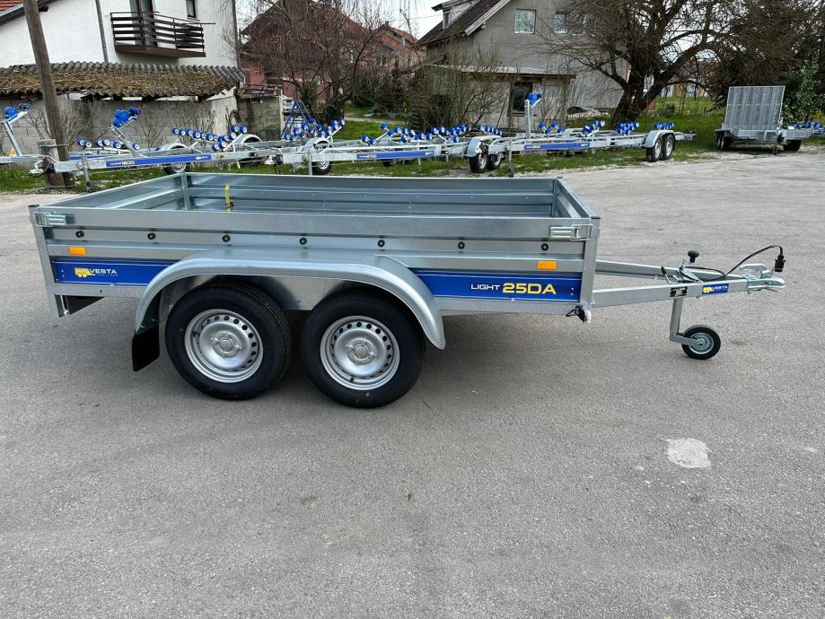 Autoprikolica Vesta trailers LIGHT 25DA 251x135x37 - 750 kg