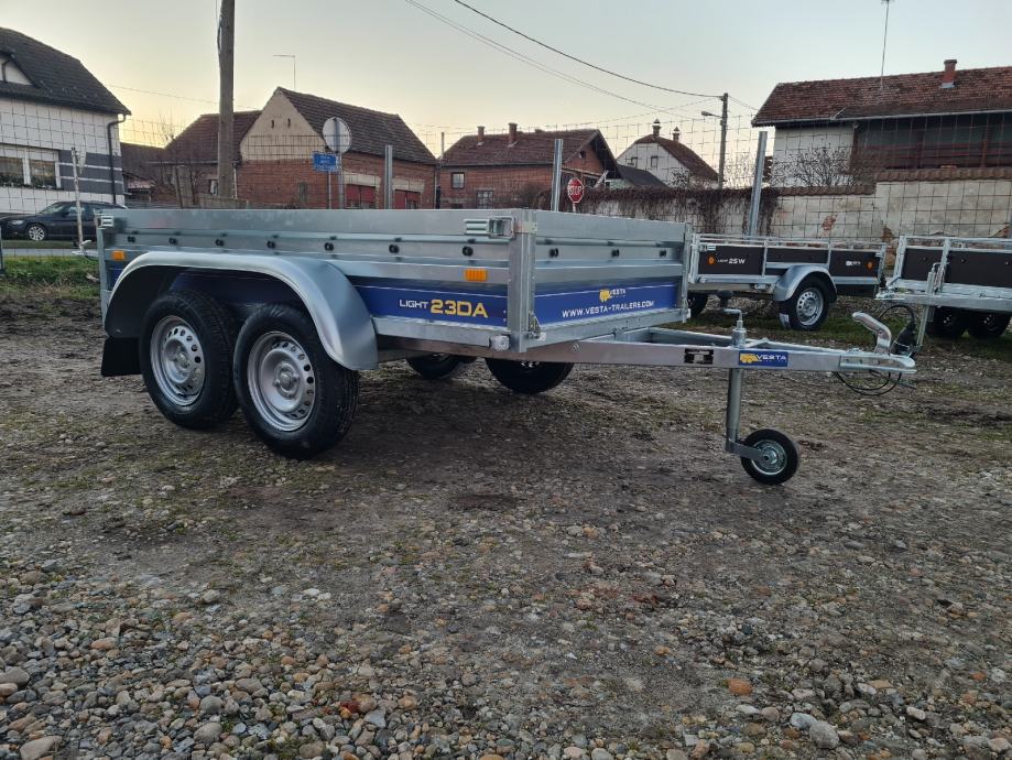 Vesta Trailers Light 23DA dvije osovine - autoprikolica do 750kg