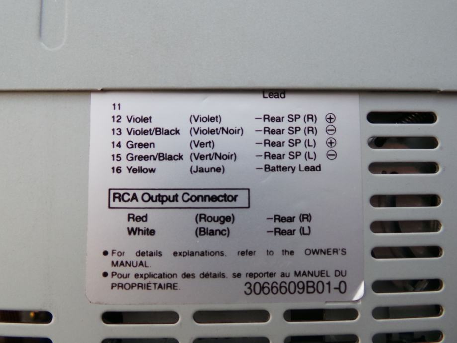 Alpine TDM-7554RB, auto-radio kazetofon, kao nov.