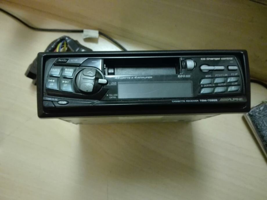 alpine TDM-7580R auto radio kasetofon