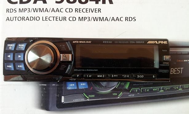 Auto radio Alpine CDA 9884R
