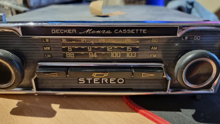 Becker MONZA CASSETTE stereo vintage model Mercedes