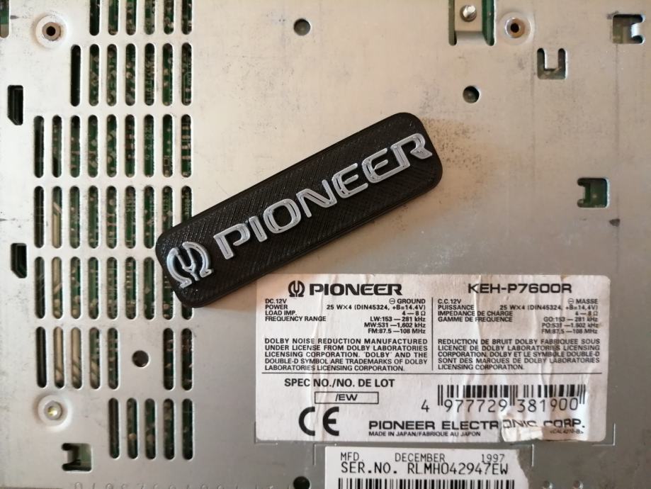 Pioneer keh p7600r, oldschool