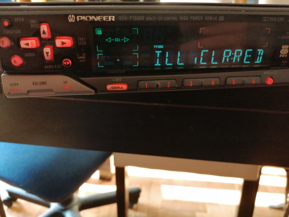 Pioneer keh p7600r, oldschool