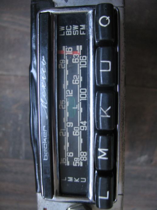 Vintage autoradio Becker Mexico