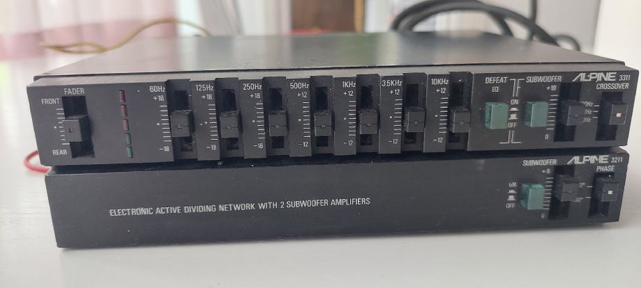 ALPINE 3311 7-BAND GRAPHIC EQUALIZER