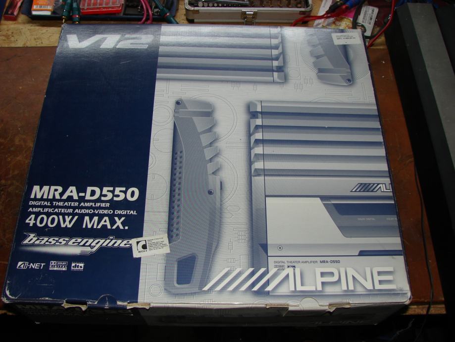 Alpine MRA-D550 DIGITAL THEATER AMPLIFIER