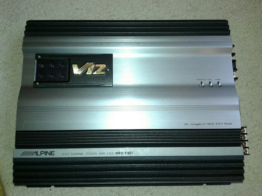 Alpine V12 MRV-F407 AUDIOFILSKO 4-kanalno pojacalo