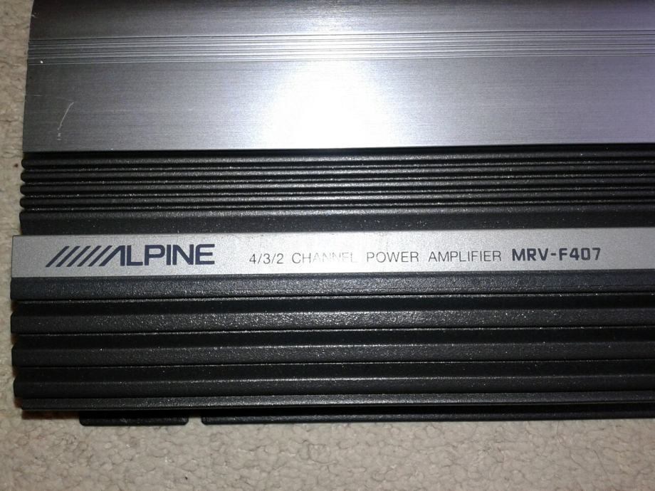 Alpine V12 MRV-F407 AUDIOFILSKO 4-kanalno pojacalo