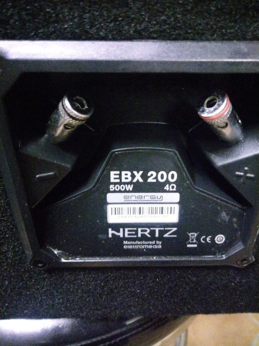 Auto subwoofer HERTZ Subwofer-EBX 200 500W!