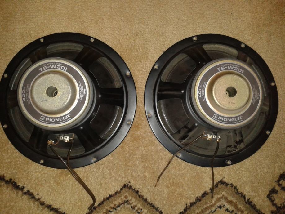Auto zvucnici Pioneer TS-W301 2x400 W