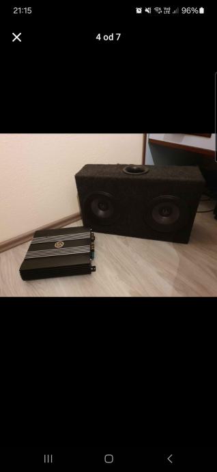 Pojačalo DLS CA-23 i subwoofer kit RW6 4 ohm 100w - 200w