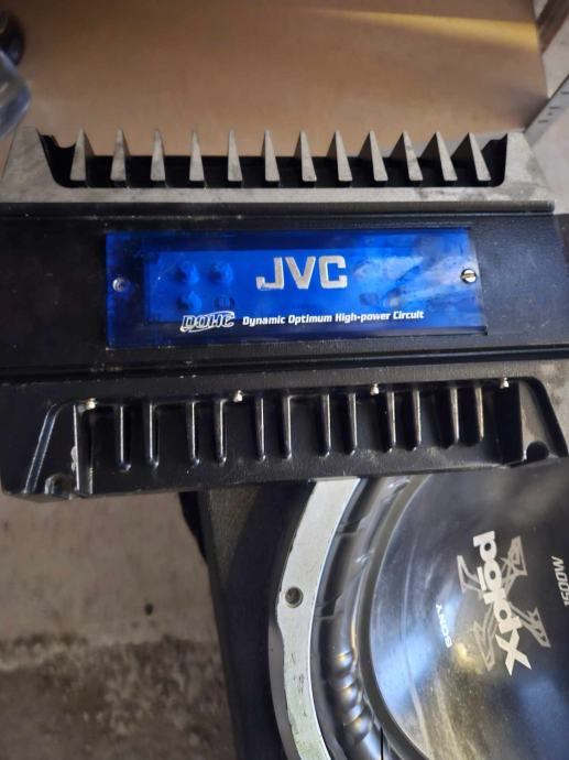 Subwoofer Sony Xplod 1500w + pojačalo JVC KS-AX6500
