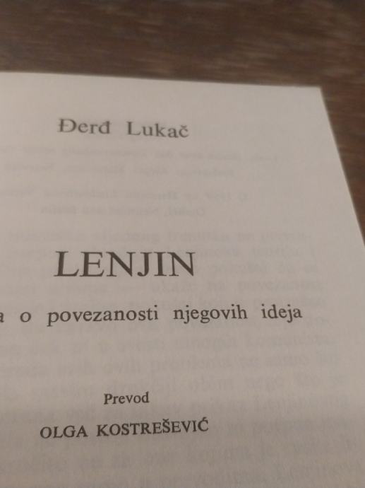 Đerđ Lukač - Lenjin