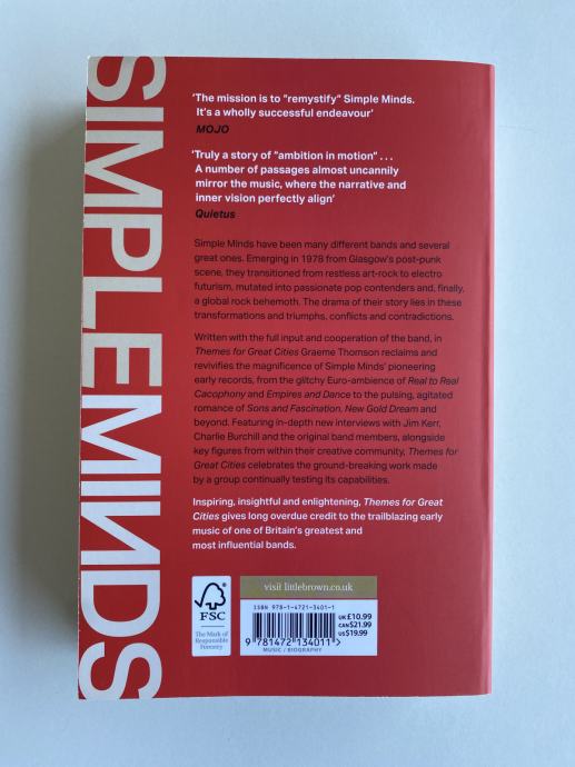 Themes for Great Cities: A New History of Simple Minds