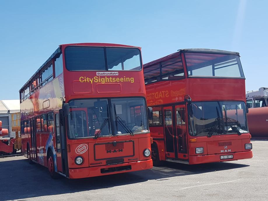 MAN SD 202 DOUBLEDECKER CABRIO, 1990 god.