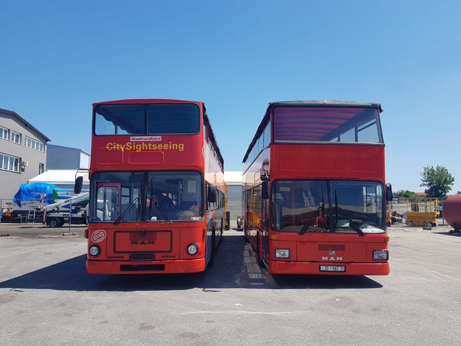 MAN SD 202 DOUBLEDECKER CABRIO, 1990 god.