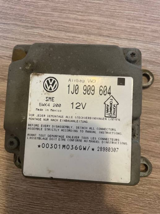 1J0909604 - MODUL SENZORA ZRAČNOG JASTUKA VW VOLKSWAGEN PASSAT B5