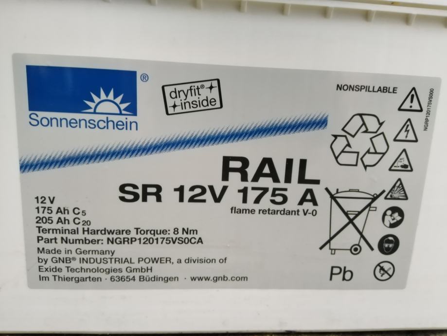 Akumulator 175 Ah 12V